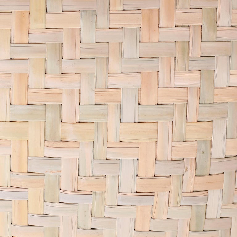 Pair of Woven Reed Pillows For Sale at 1stDibs