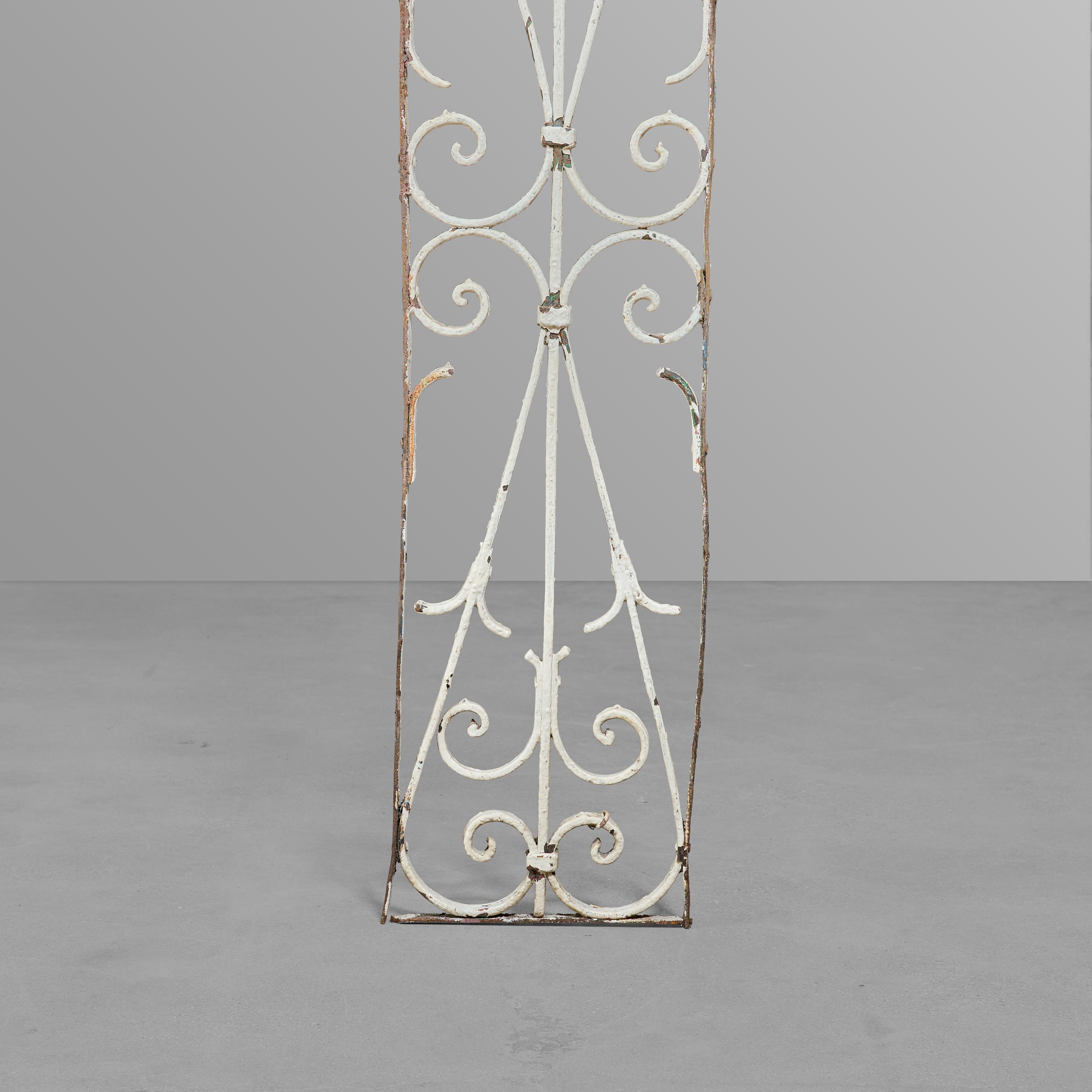 Pair of Wrought Iron Decorative Panels For Sale at 1stDibs