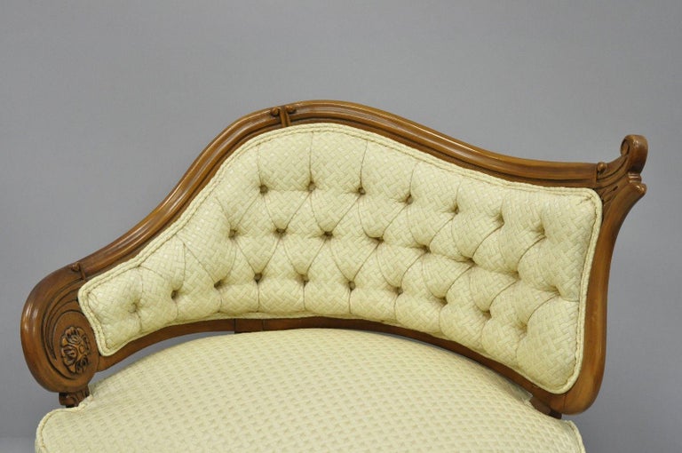 Pair of Yellow Hollywood Regency French Style Wing Back Lounge Parlor ...