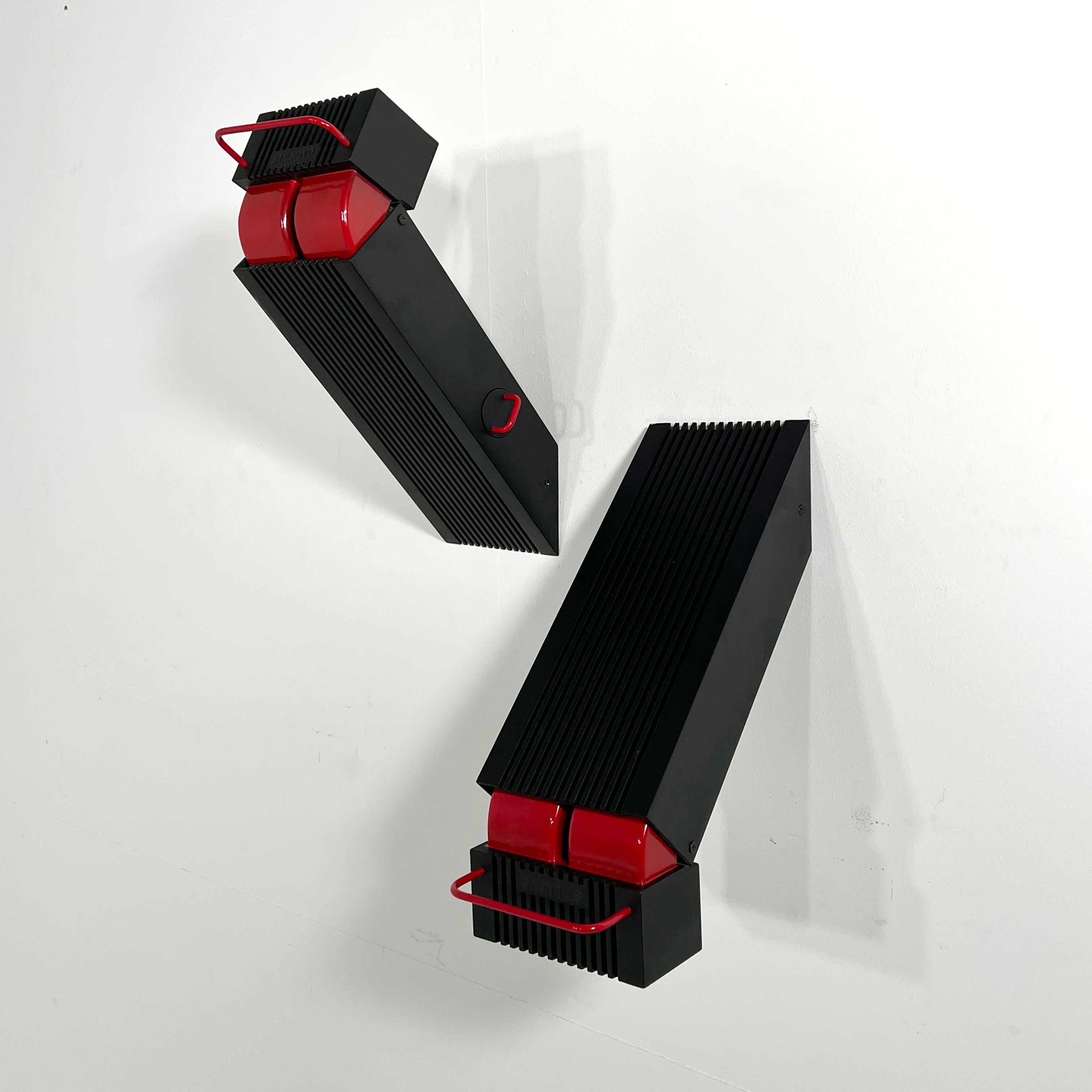 Pair of Zagar Sconces by Sergio Carpani for Stilnovo, 1980s at 1stDibs