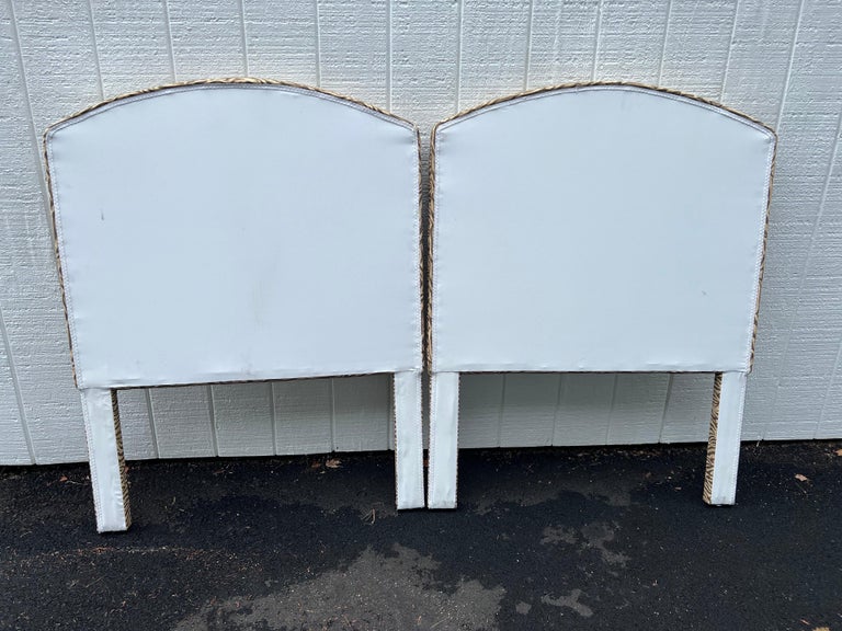 Pair of Zebra Print Twin Headboards For Sale at 1stDibs