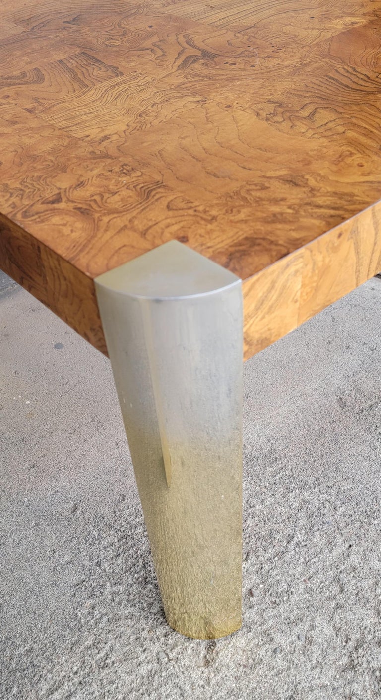 Pair Patchwork Side Tables Attributed to Milo Baughman For Sale at 1stDibs