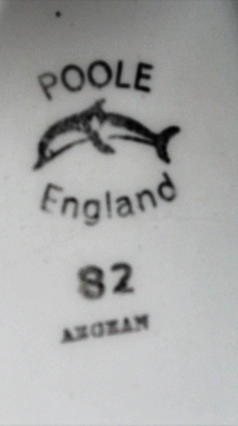 Pair of Poole Pottery English Sword Blade Shaped Aegean Dishes ...