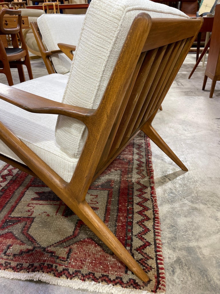 Pair Poul Jensen for Selig Z Chairs Danish Mid-Century Modern For Sale ...