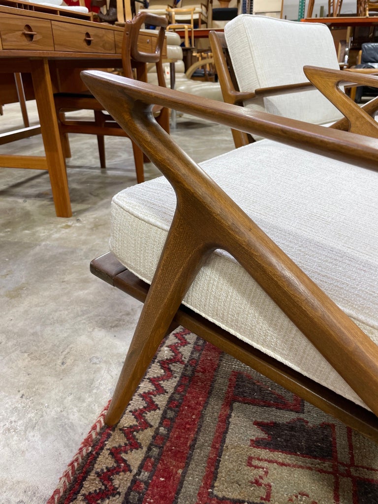 Pair Poul Jensen for Selig Z Chairs Danish Mid-Century Modern For Sale ...