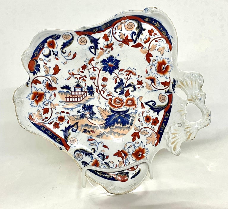 Pair Rare Antique English Minton Ironstone Amherst Japan Pattern ...