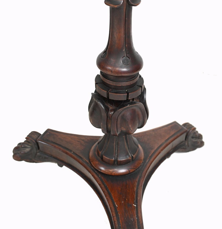 Pair Regency Pole Screens Fire Needlepoint Tapestry, 1830 For Sale at ...