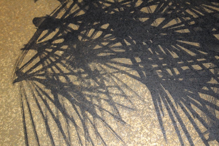 Pair of Six Fold Japanese Paper Screens For Sale at 1stDibs