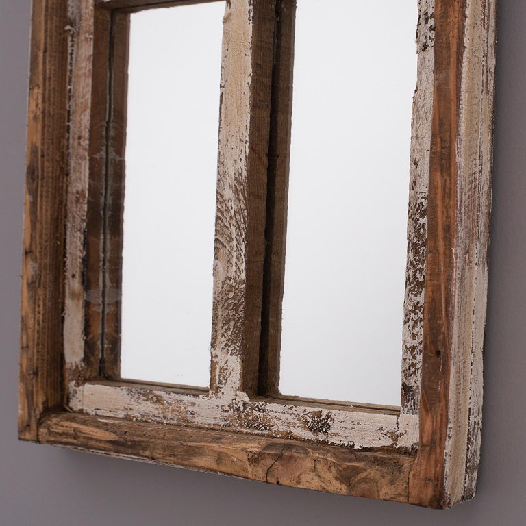 Pair Small Arched Wood Window Frames with Mirrors at 1stDibs | small ...