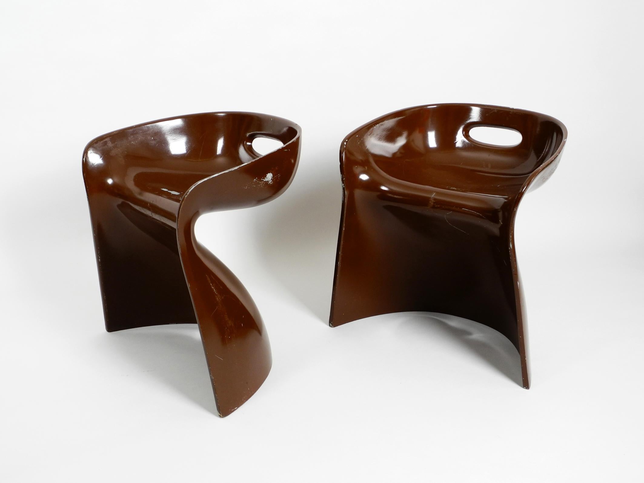 Pair of Stools by Winfried Staeb from the 1970s for Form + Life ...