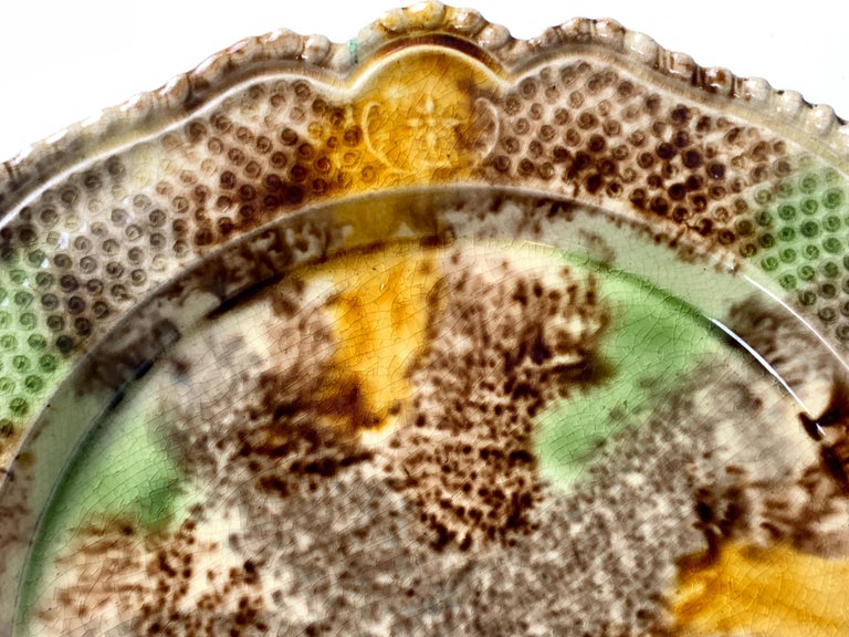 Pair Tortoiseshell Ware Called Whieldon Ware England Mid-18th Century ...