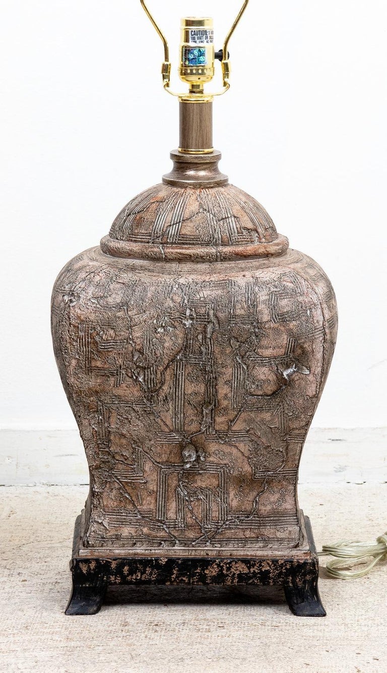 Pair Urn Form Lamps For Sale at 1stDibs