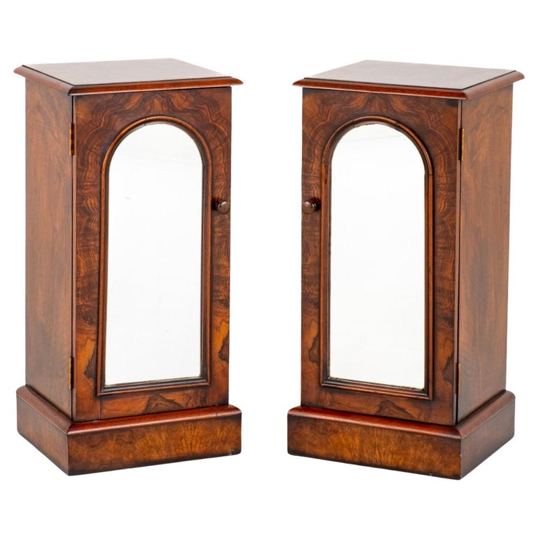 Pair Victorian Bedside Cabinets Nighstands, 1870 For Sale at 1stDibs