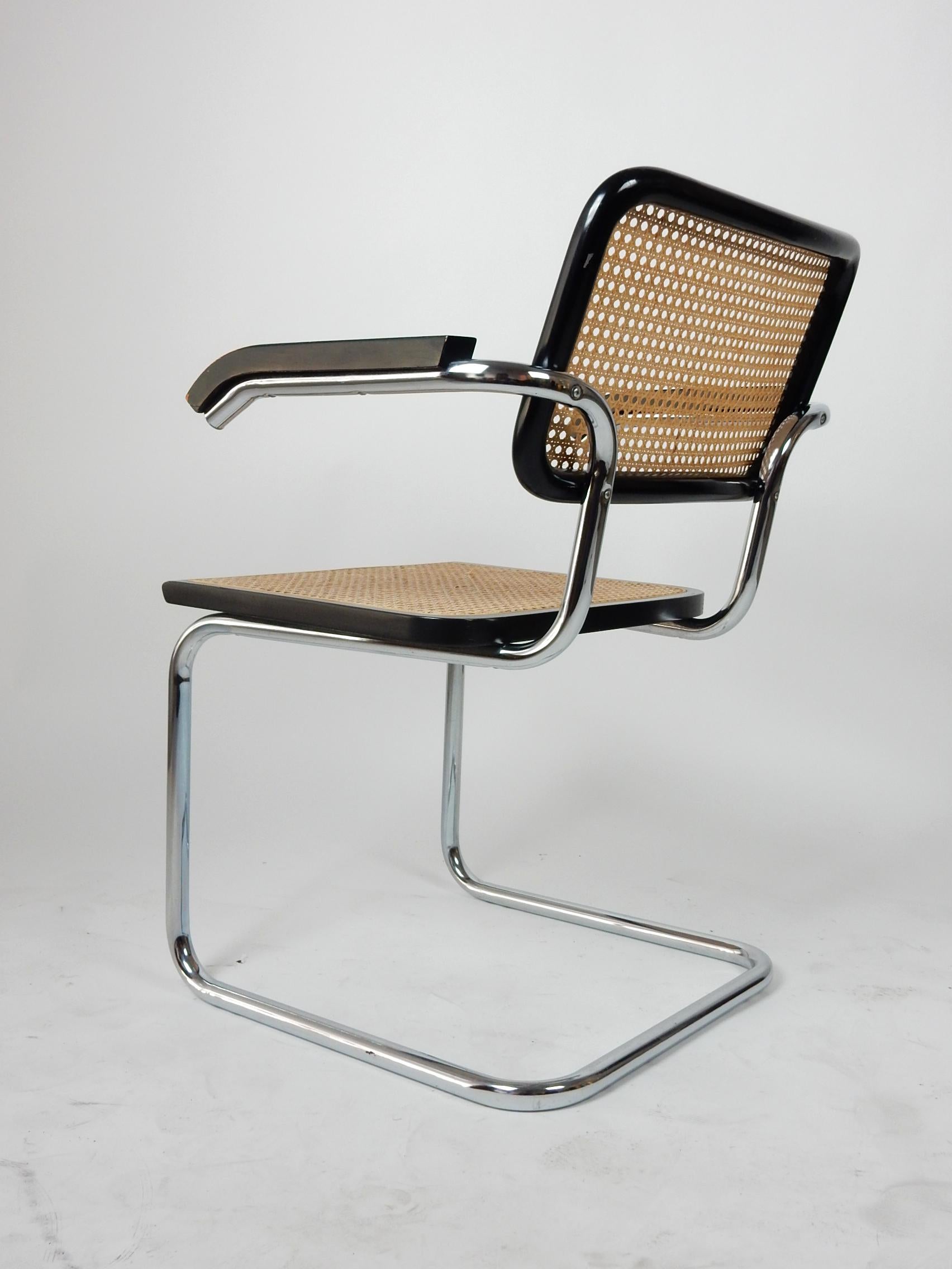 Pair of Vintage Cantilever Tube Chairs No. S64 by Marcel Breuer at 1stDibs