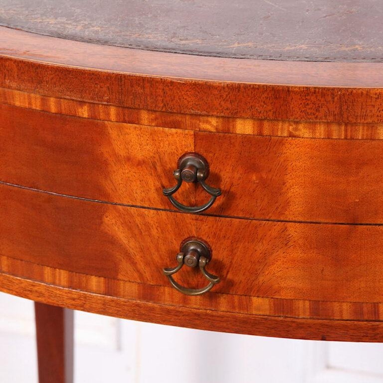 Pair Vintage Inlaid Sheraton Style Nightstands Side Tables For Sale at ...