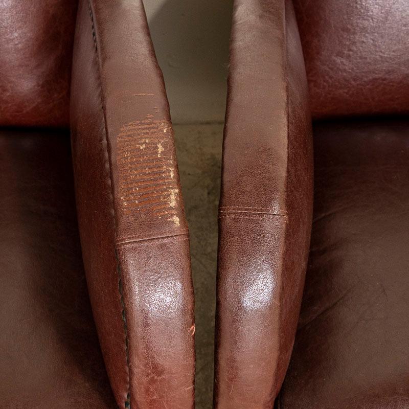 Pair, Vintage Leather Low Sitting Club Chairs from Denmark For Sale at ...
