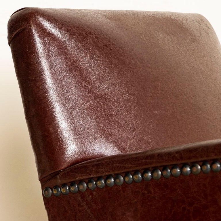 Pair, Vintage Leather Low Sitting Club Chairs from Denmark For Sale at ...