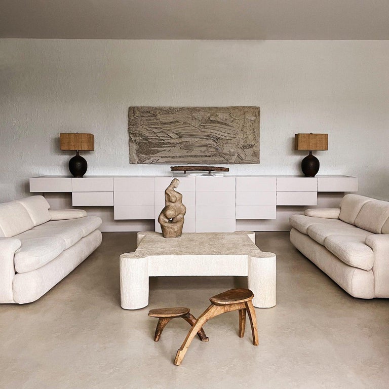 Pair Vintage Low Profile Preview Sofas For Sale at 1stDibs