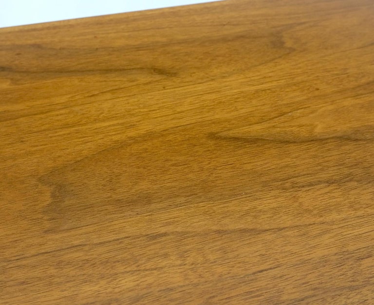 Pair Walnut American Mid-Century Modern One Drawer Step End Tables ...