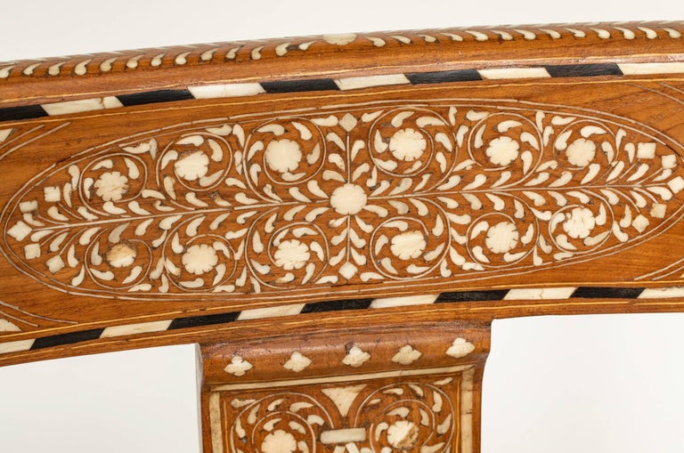 Pair of Bone Inlaid Chairs at 1stDibs