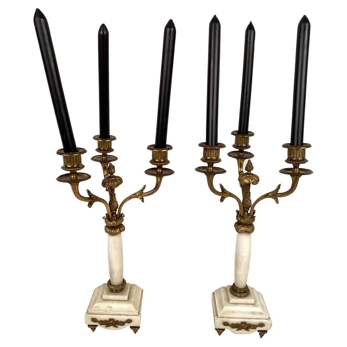 Photophore porte bougie brutaliste en bronze brasé et doré style ...