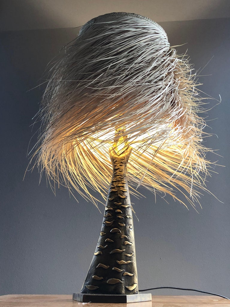 Paire De Lampes Vintage En Bronze Par Giuliano Ottaviani, 1990 For Sale ...