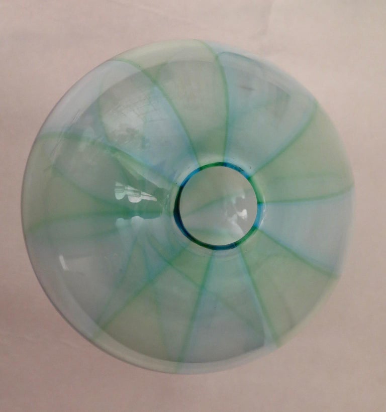 Murano Formia Art Glass Midcentury Italian Vases, 1980 at 1stDibs