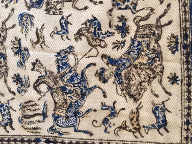 Paisley Kalamkari Textile from India For Sale at 1stDibs