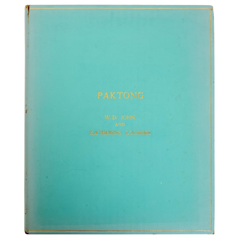 Paktong, by W.D. John and Katherine Coombes, 1/500, Signed by the ...