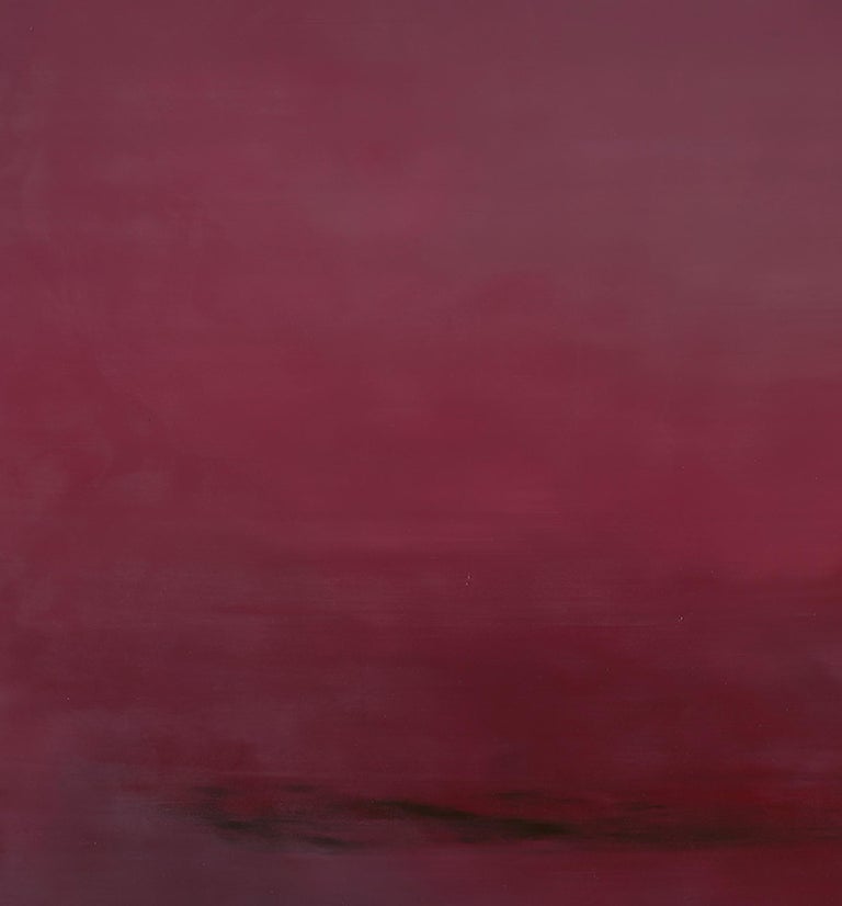 Pal B. Stock - Crimson Sunset - 21st Century, Abstract Painting ...