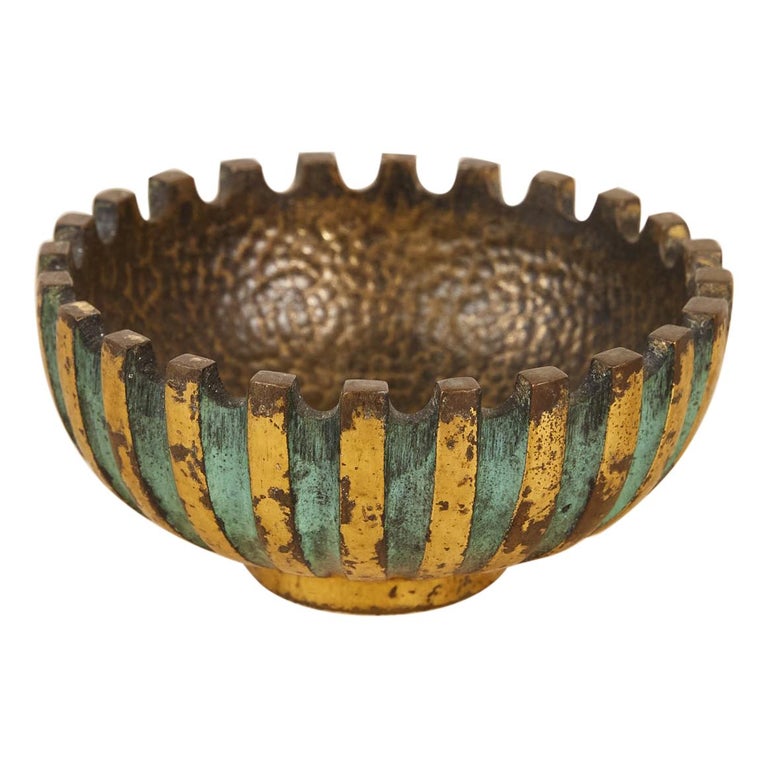 Pal-Bell Cast Bronze Bowl at 1stDibs