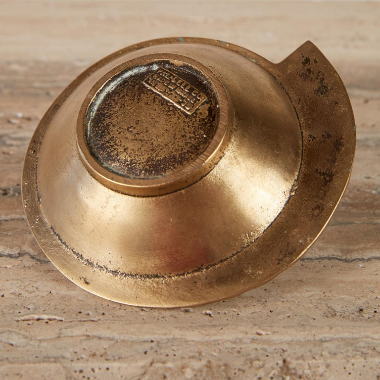Pal-Bell Nautilus Ashtray in Cast Bronze by Maurice Ascalon at 1stDibs