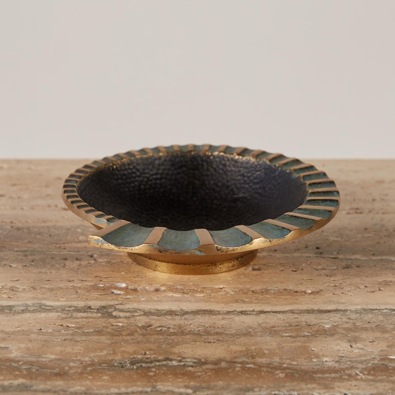 Pal-Bell Nautilus Ashtray in Cast Bronze by Maurice Ascalon at 1stDibs