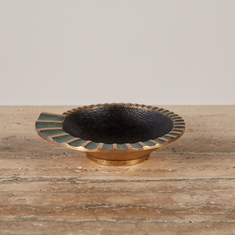 Pal-Bell Nautilus Ashtray in Cast Bronze by Maurice Ascalon at 1stDibs