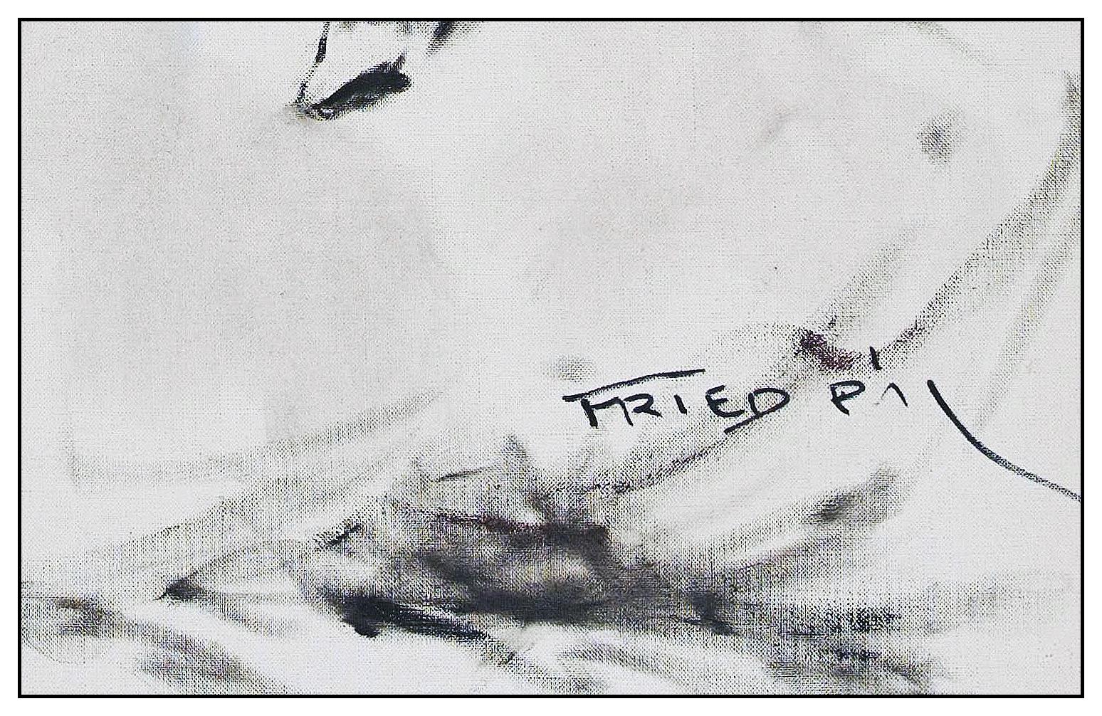 Pal Fried - Pal Fried Large Original Painting On Canvas Signed Western ...