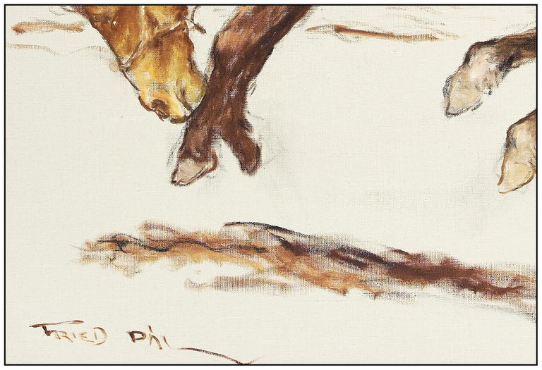 Pal Fried - Pal Fried Original Oil Painting On Canvas Signed Large ...