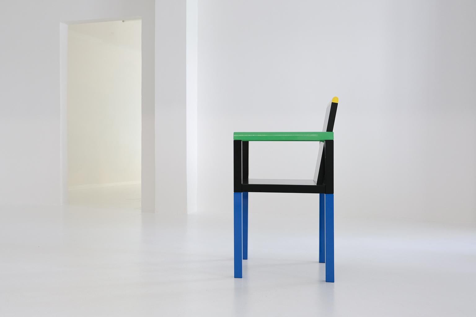 Palace Chair by George J. Sowden for Memphis Group, Milano, 1983 For ...