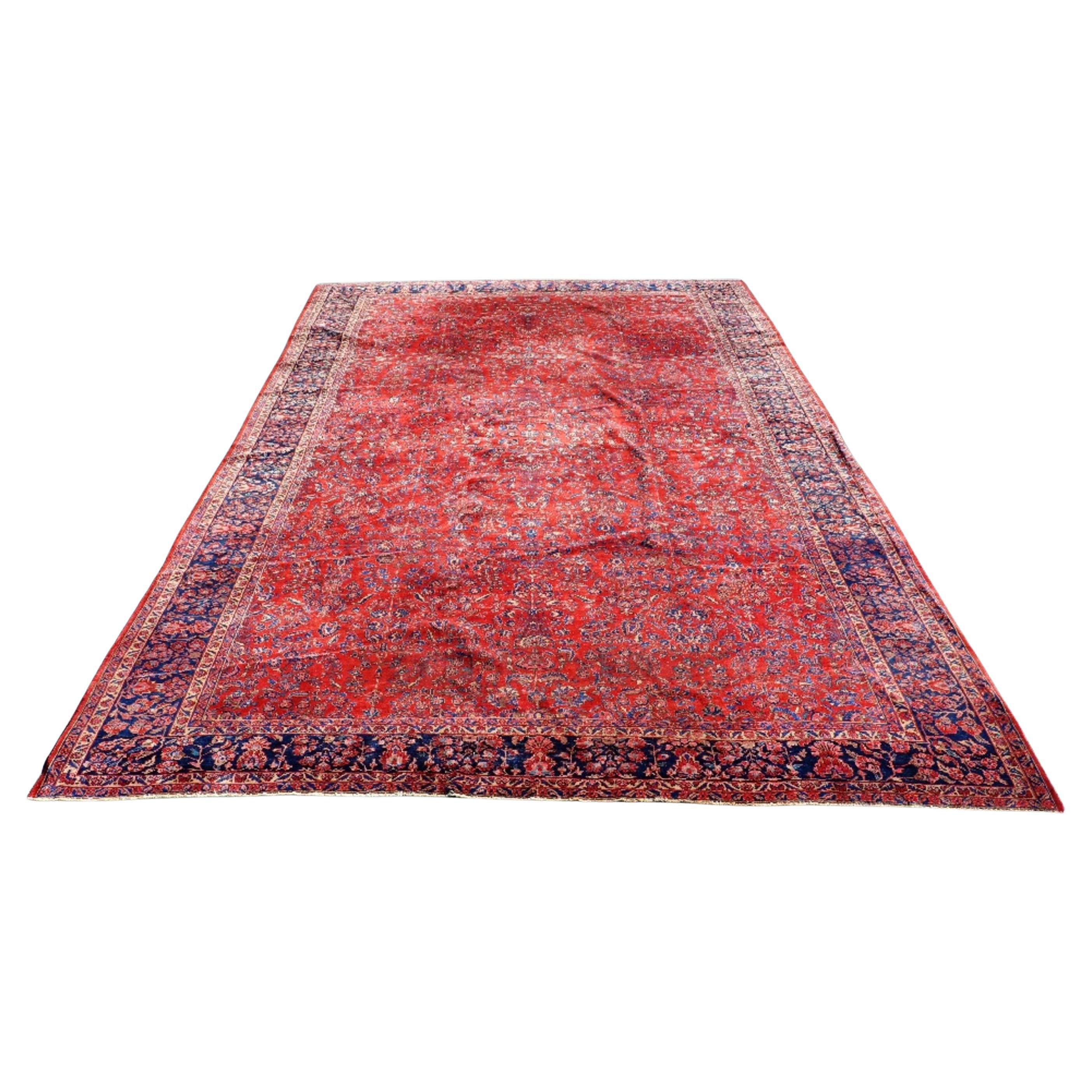 Karastan Sarouk Palace Size Rug, Circa 1950s at 1stDibs