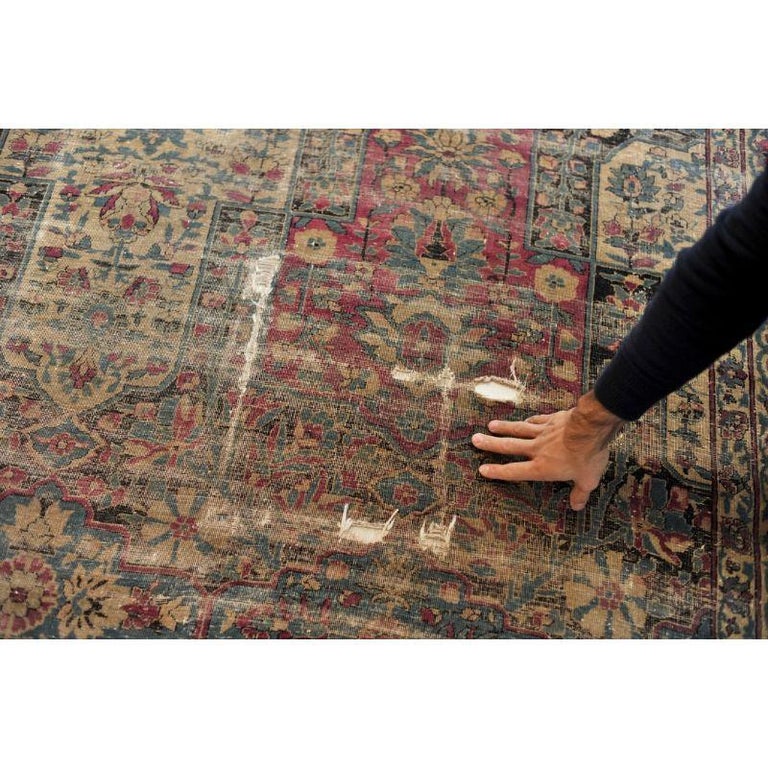 Palace Size Iconic Garden Inspired Design Rug, c. 1900's For Sale at ...