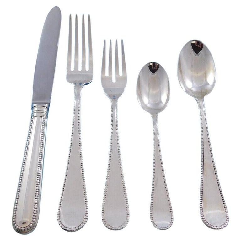 Palatina by Wallace Sterling Silver Flatware Service 10 Set 50 Pcs ...