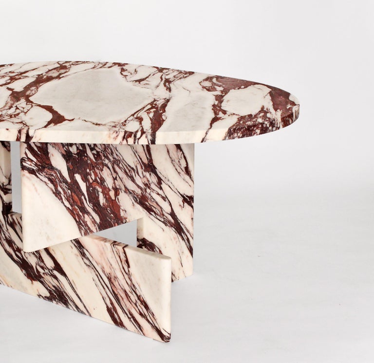 Palazzo Sculptural Side Table in Marble by Sébastien Caporusso For Sale ...