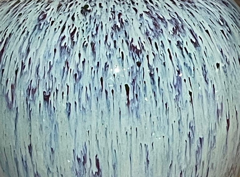 Pale Blue And Purple Mottled Glaze Vase, China, Contemporary For Sale ...