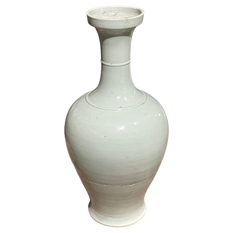 Pale Blue Glaze Cup Design Top Vase, China, Contemporary For Sale at ...