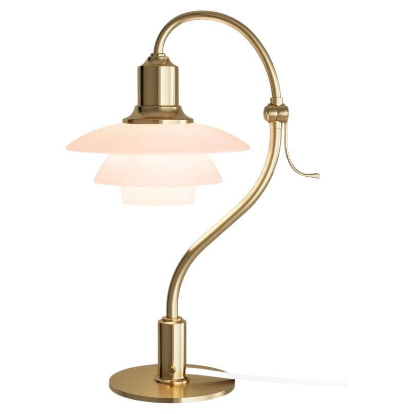 Pale Rose PH 2/2 'Question Mark' Glass Table Lamp for Louis Poulsen For ...