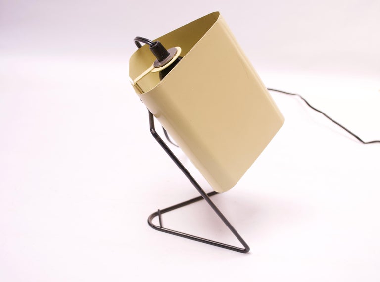 Pale Yellow Dutch Modern Wall Sconce / Table Lamp by Philips For Sale ...