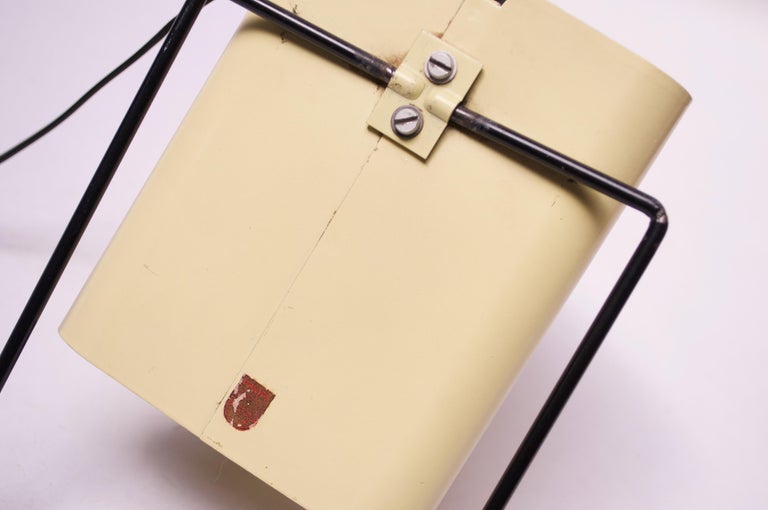 Pale Yellow Dutch Modern Wall Sconce / Table Lamp by Philips For Sale ...