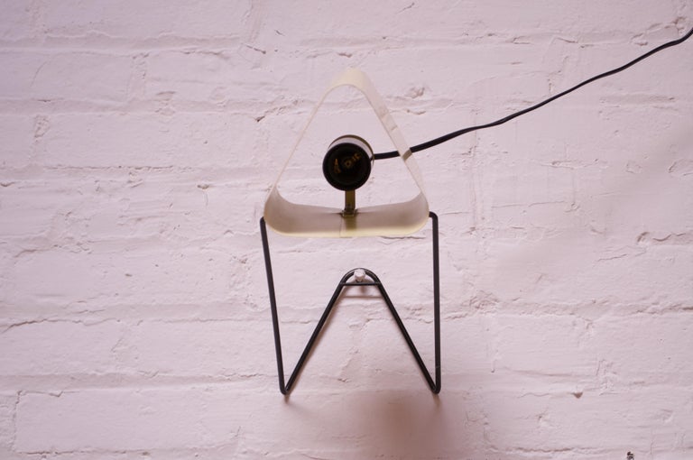 Pale Yellow Dutch Modern Wall Sconce / Table Lamp by Philips For Sale ...