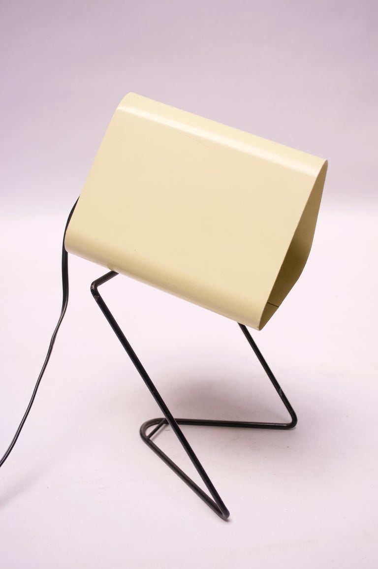 Pale Yellow Dutch Modern Wall Sconce / Table Lamp by Philips For Sale ...