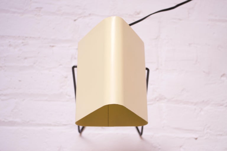 Pale Yellow Dutch Modern Wall Sconce / Table Lamp by Philips For Sale ...