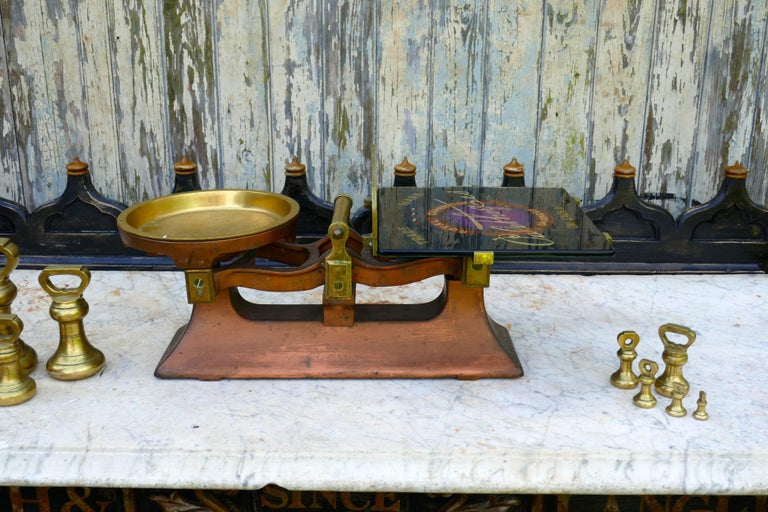 Palethorpes’ Sausage Scale Victorian Butchers Balance Scales, Brass ...